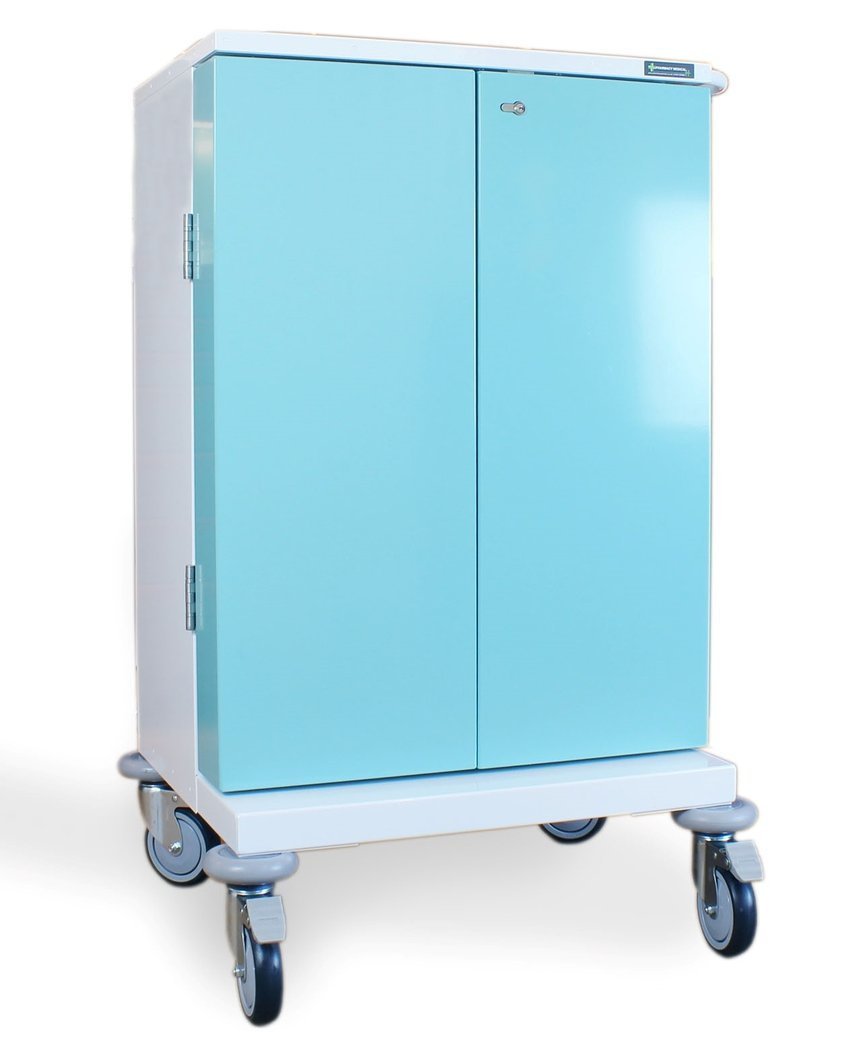 Monitored Dosage Medicine Trolley - 9 Hoop - Arden Care