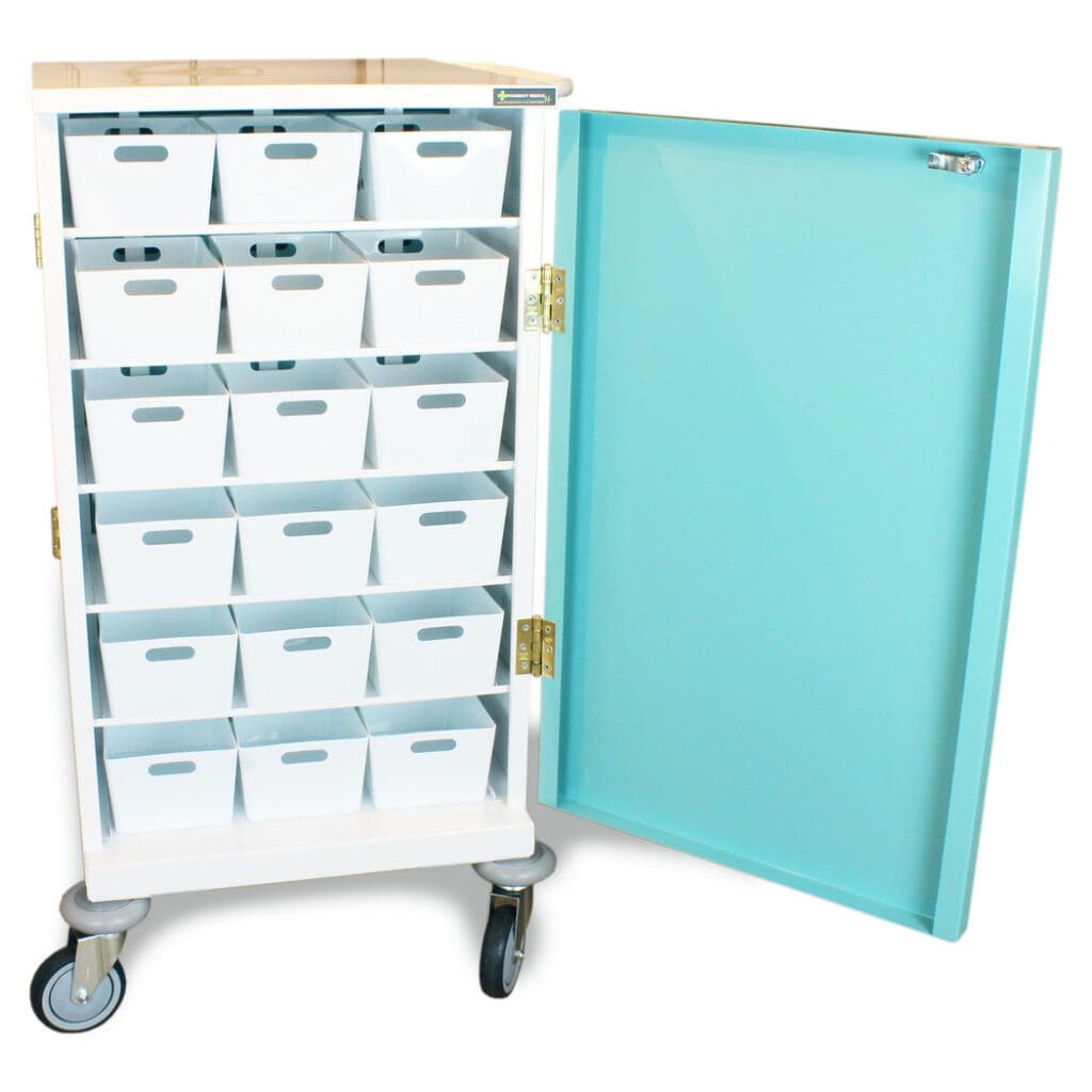 Original Packaging Medicine Trolley-36 Trays - Arden Care