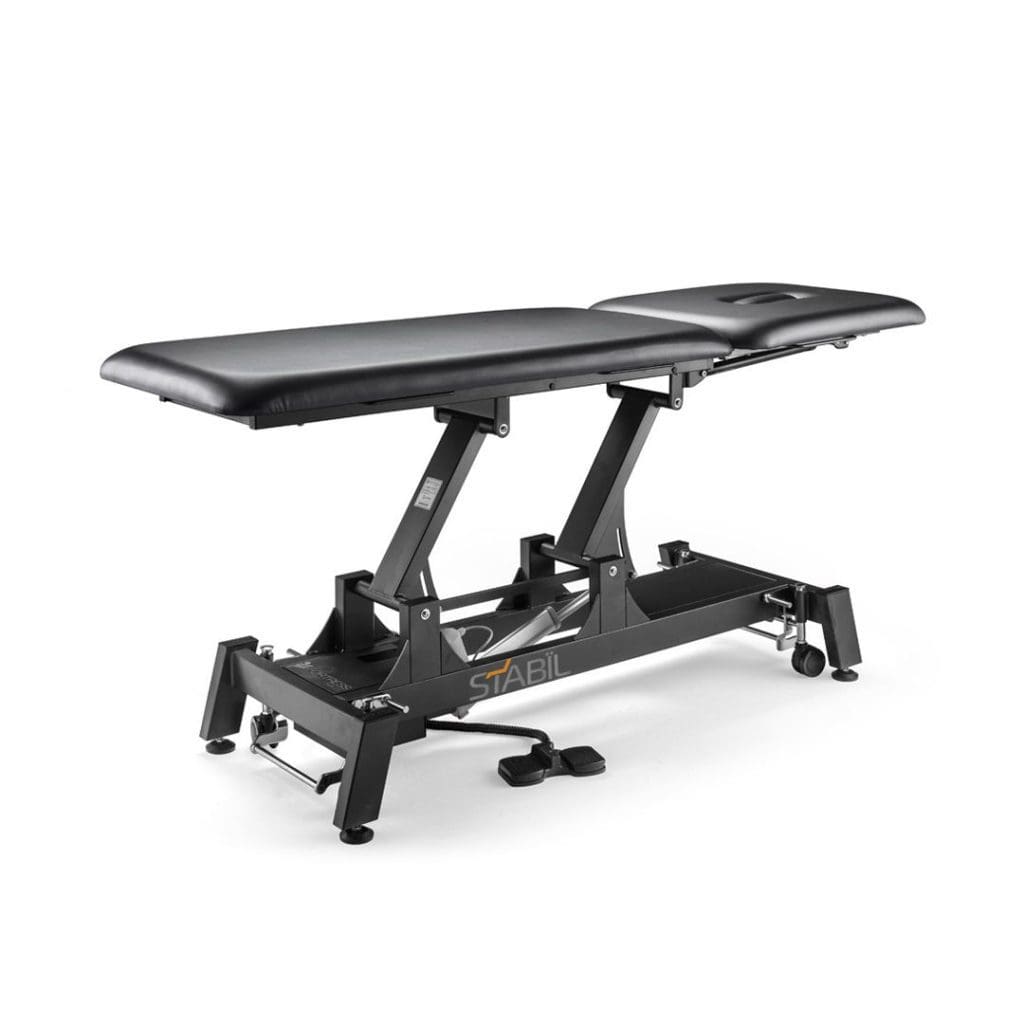 Stabil Pro 2-Section Treatment Table - Black - Arden Care